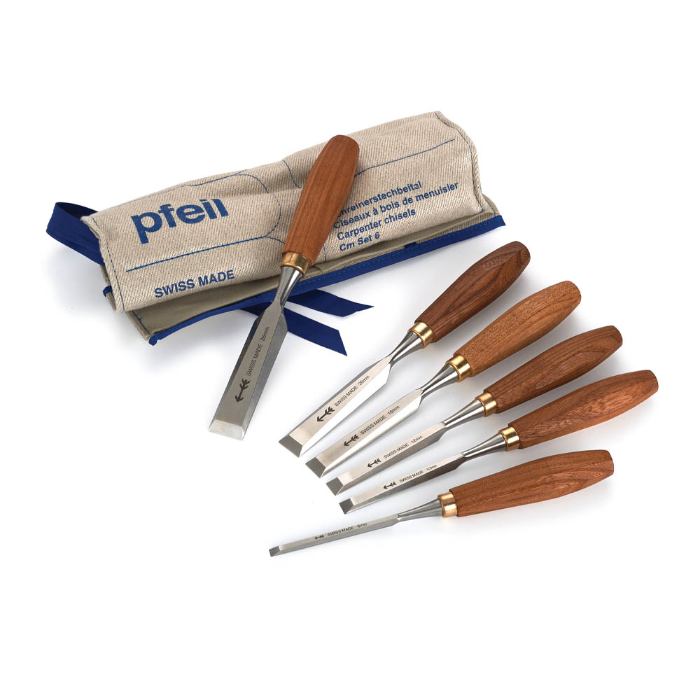 Woodworking Catalog | pfeil Beveled Edge Chisel Set - 6 Piece