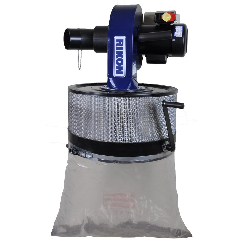 RIKON Wall Mount Dust Collector - 1 HP | Woodworking-News