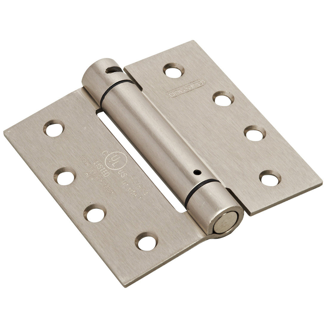 Richelieu 4" Full Mortise Adjustable Spring Hinge Stainless Steel 5/8 ...