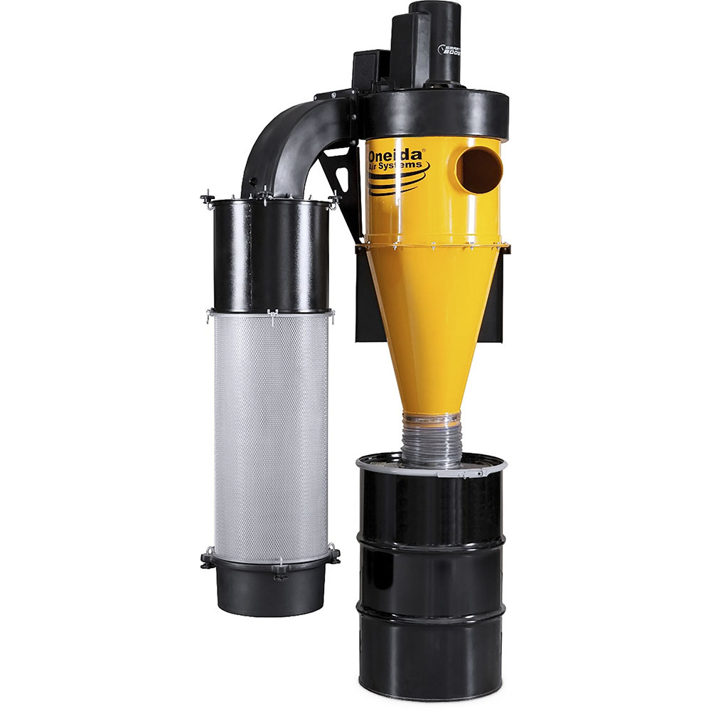 Oneida Air Systems Dust Gorilla Pro with Smart Boost 55-Gallon Cyclone ...