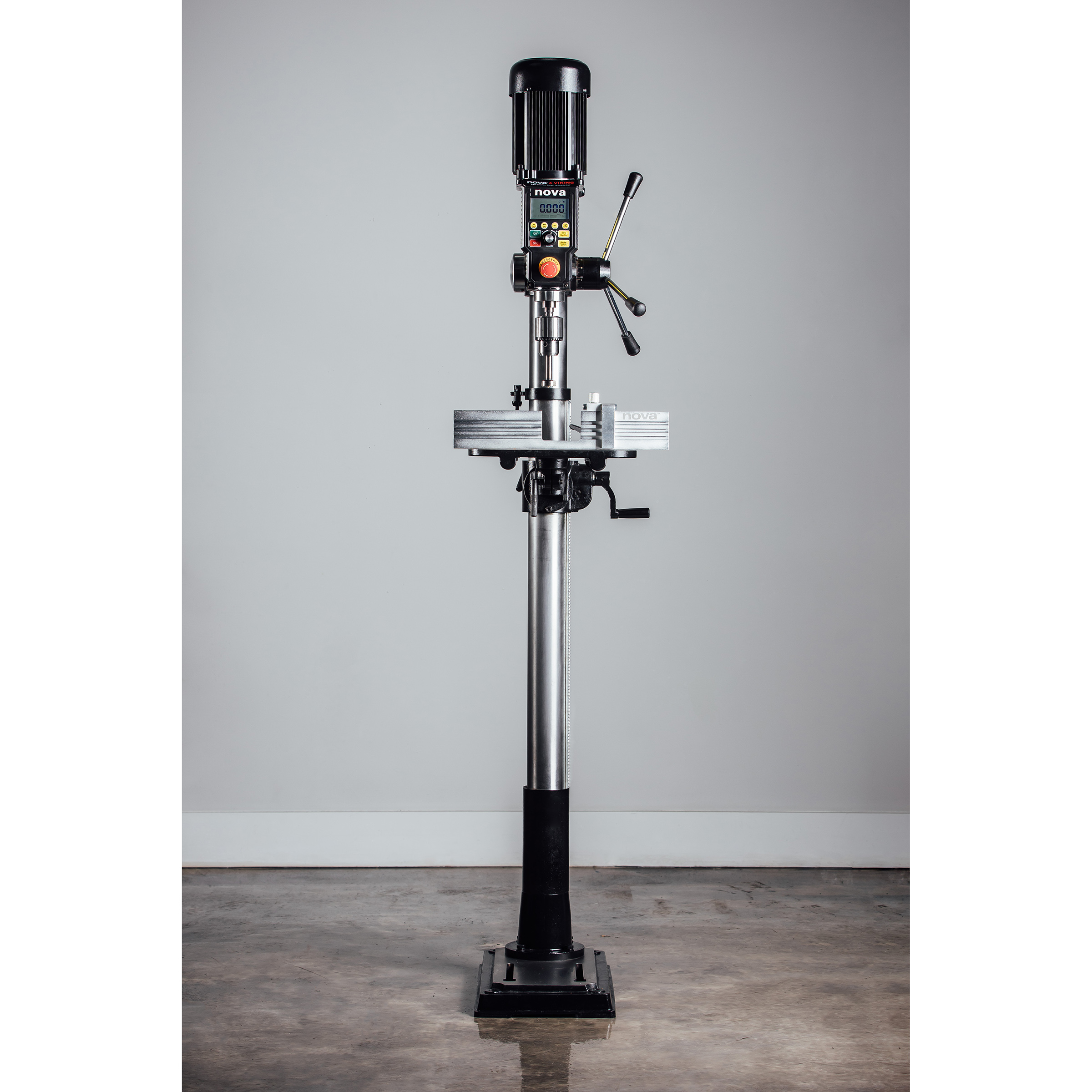 Teknatool Nova Viking DVR 16" Floor Model Drill Press with 9037 Fence ...