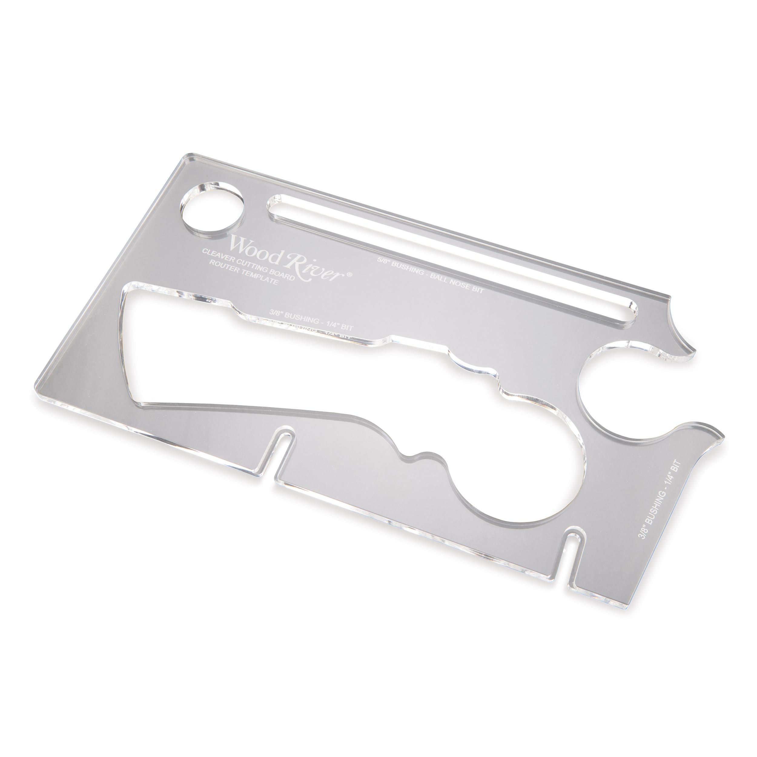 WoodRiver Cleaver Cutting Board Router Template | Woodworking-News