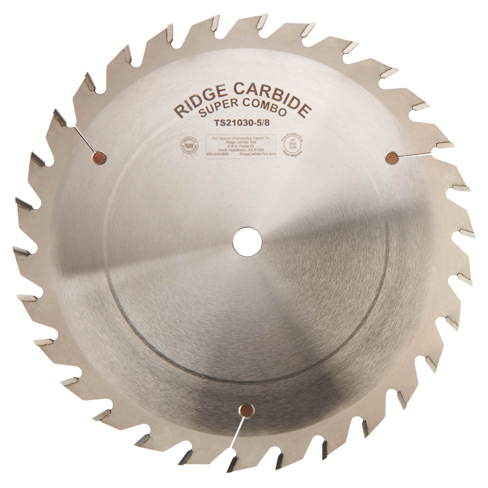 Woodworking Catalog | Ridge Carbide TS2000 Super Combo Saw Blade - 10 ...