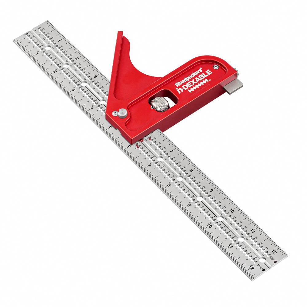 Woodpeckers in-DEXABLE Combo Square with Rack-It - 12" | Woodworking-News