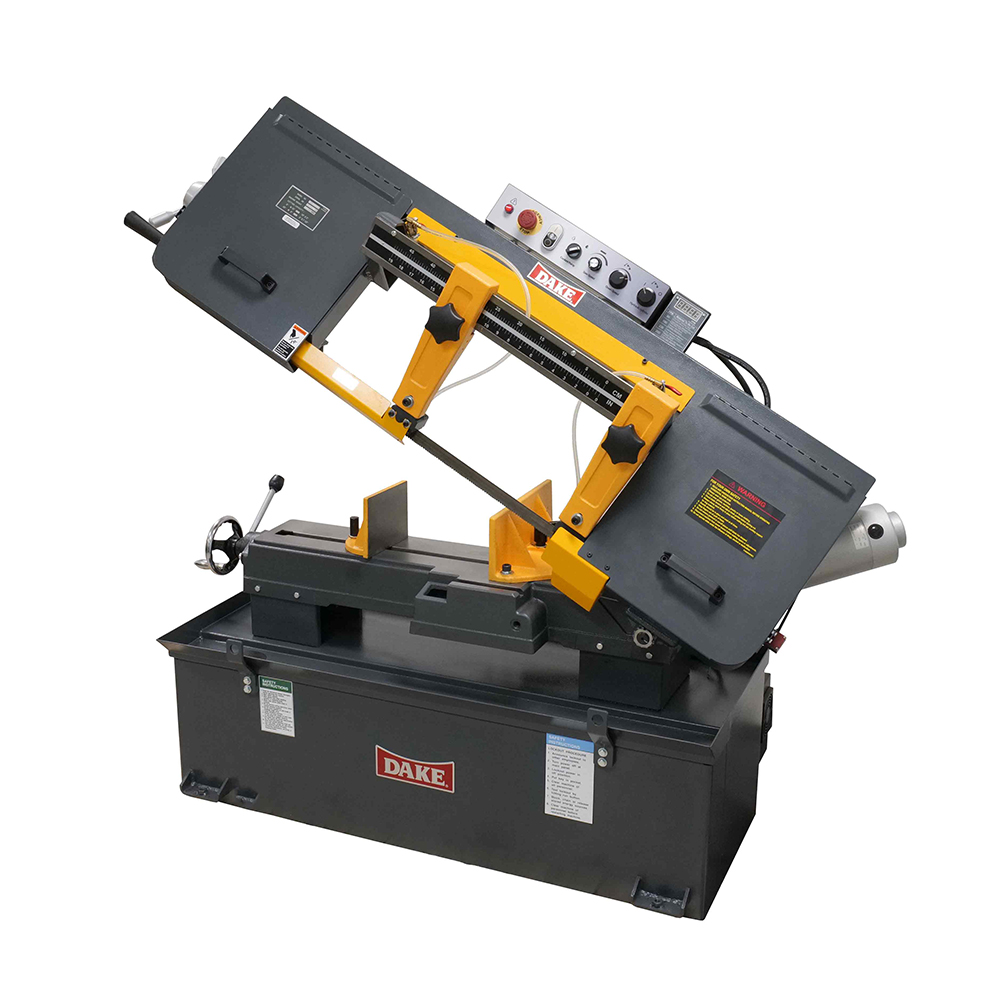 Dake Horizontal Bandsaw 10" Rounds- 5 x 18" Flats - 220V 1 Ph ...