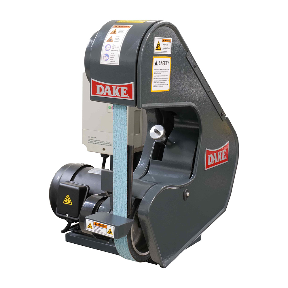 Dake Benchtop Belt Grinder- 110V 1 Ph | Woodworking-News